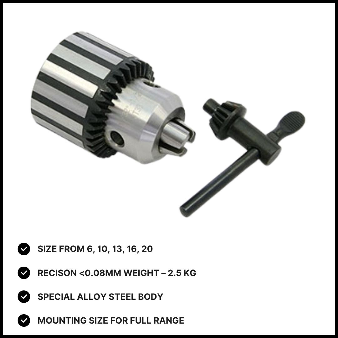 Drill Chuck With Key - new.ravimachines.com