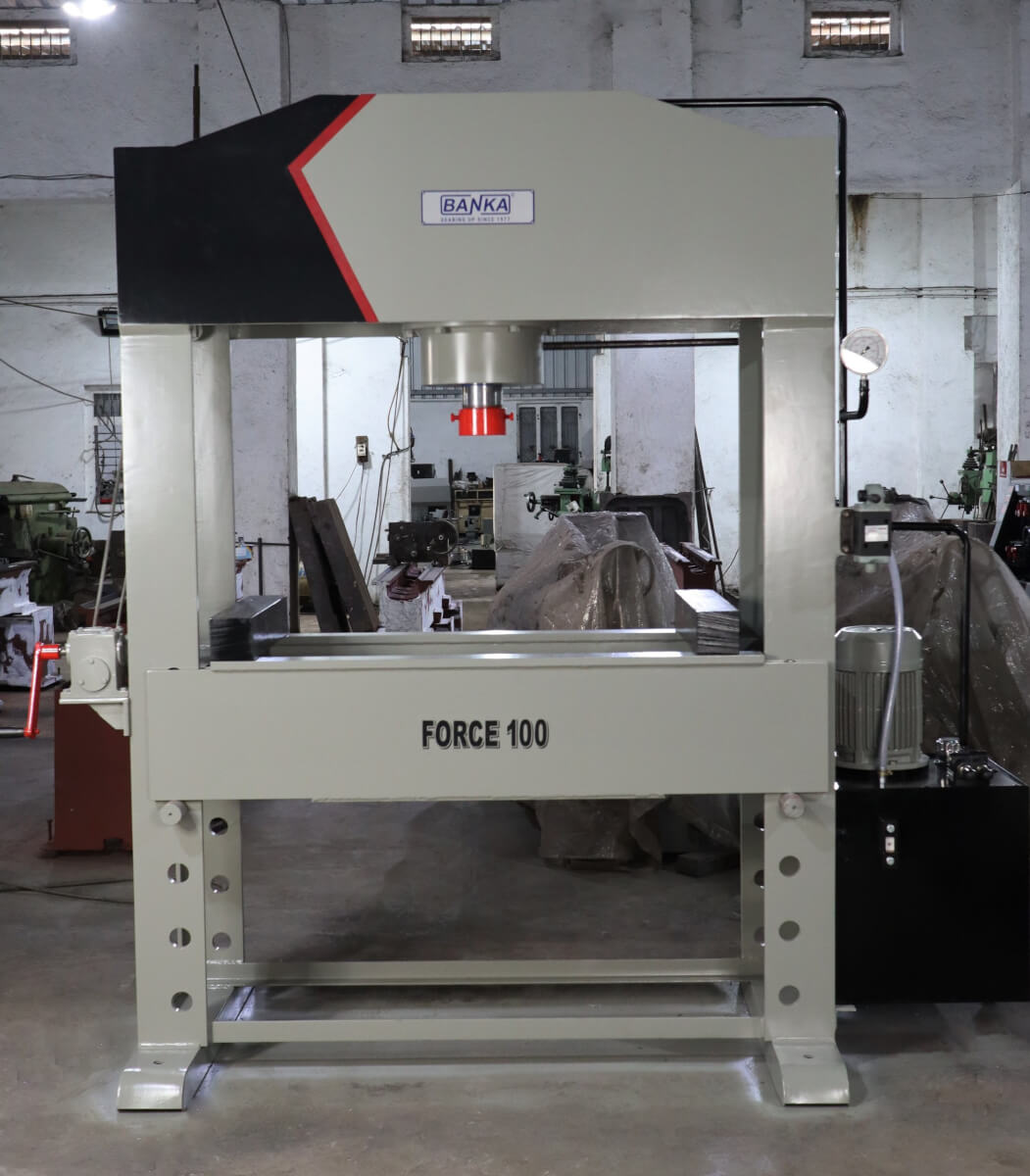 Hydraulic Press machine- Cylinder Machine -Pillar type - Stand Press ...