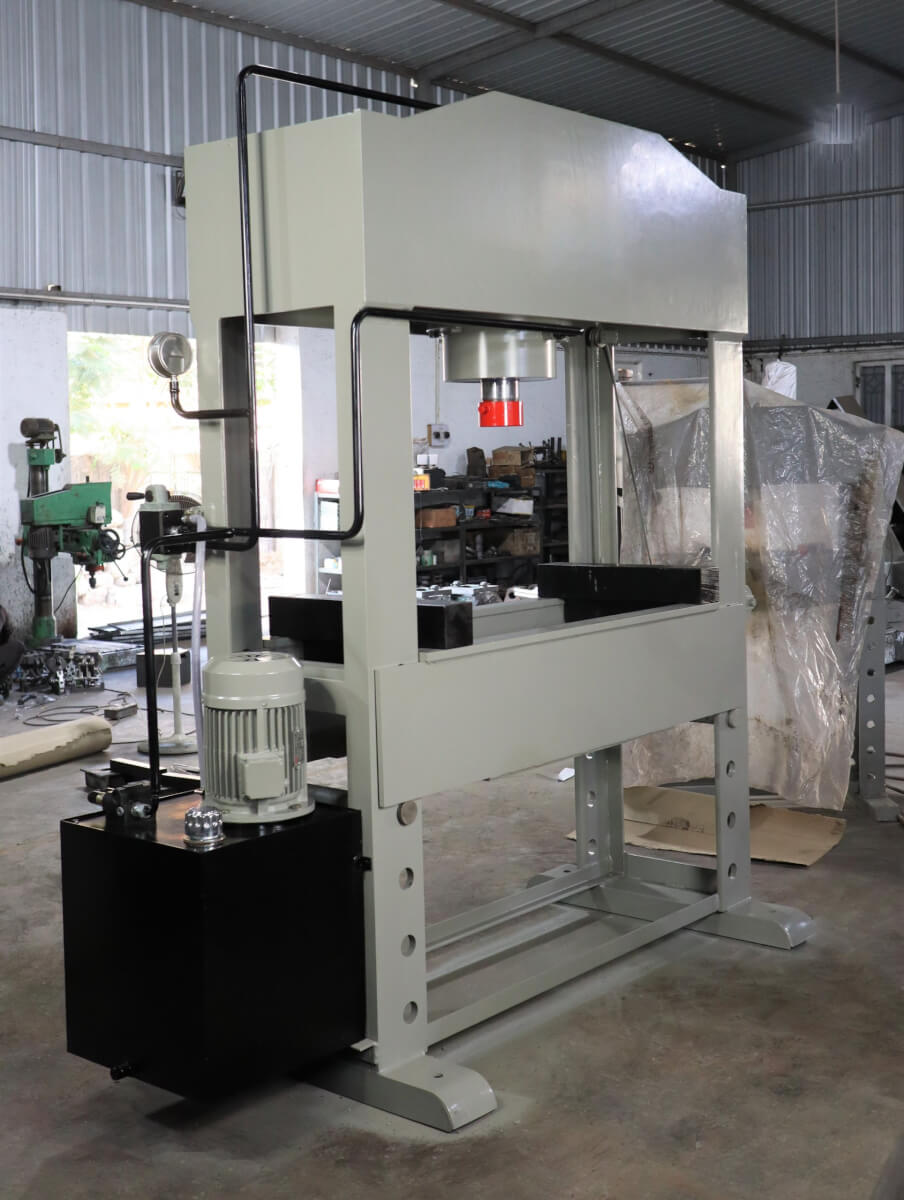 Hydraulic Press machine- Cylinder Machine -Pillar type - Stand Press ...