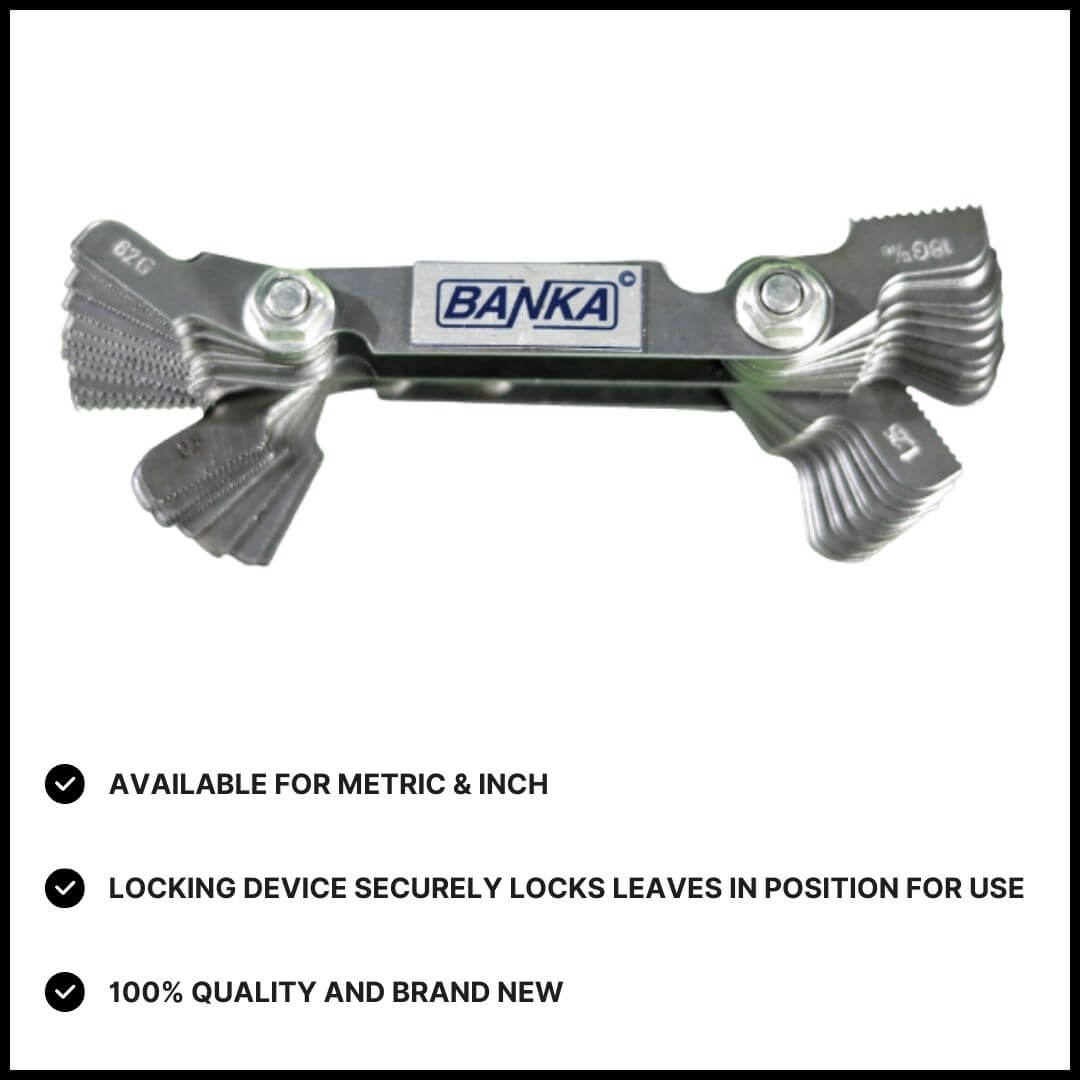Screw Pitch Gauge (Metric 60') - new.ravimachines.com